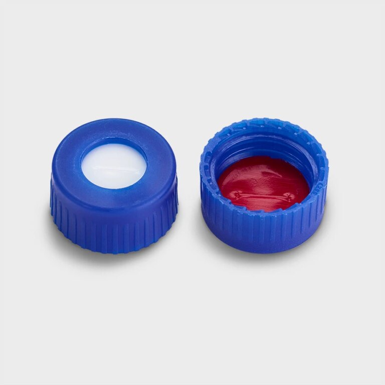 Pre-Barcoded 2 mL Glass Screw Thread Vials w/ Slit Caps - 2D Bottom Barcode - Computype