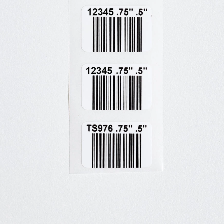 Cryogenic Tube Labels - 0.75" x 0.5", 3" Core - Thermal Transfer Labels